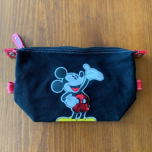 Disney | Bags | Disney Mickey Mouse Makeup Cosmetic Bag | Poshmark
